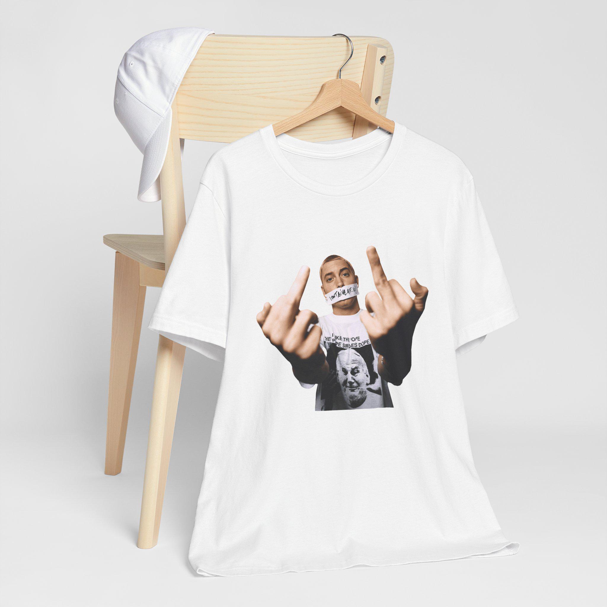 Eminem Middle Finger T-shirt, Eminem Shirt, Real Slim Shady T-shirt ...