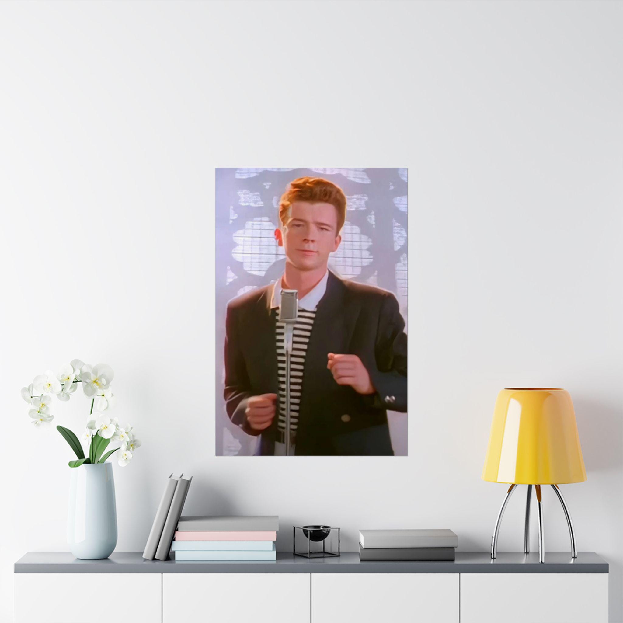 Vertical Poster, Rickrolling Rickroll Never Gonna Give You up Rick ...
