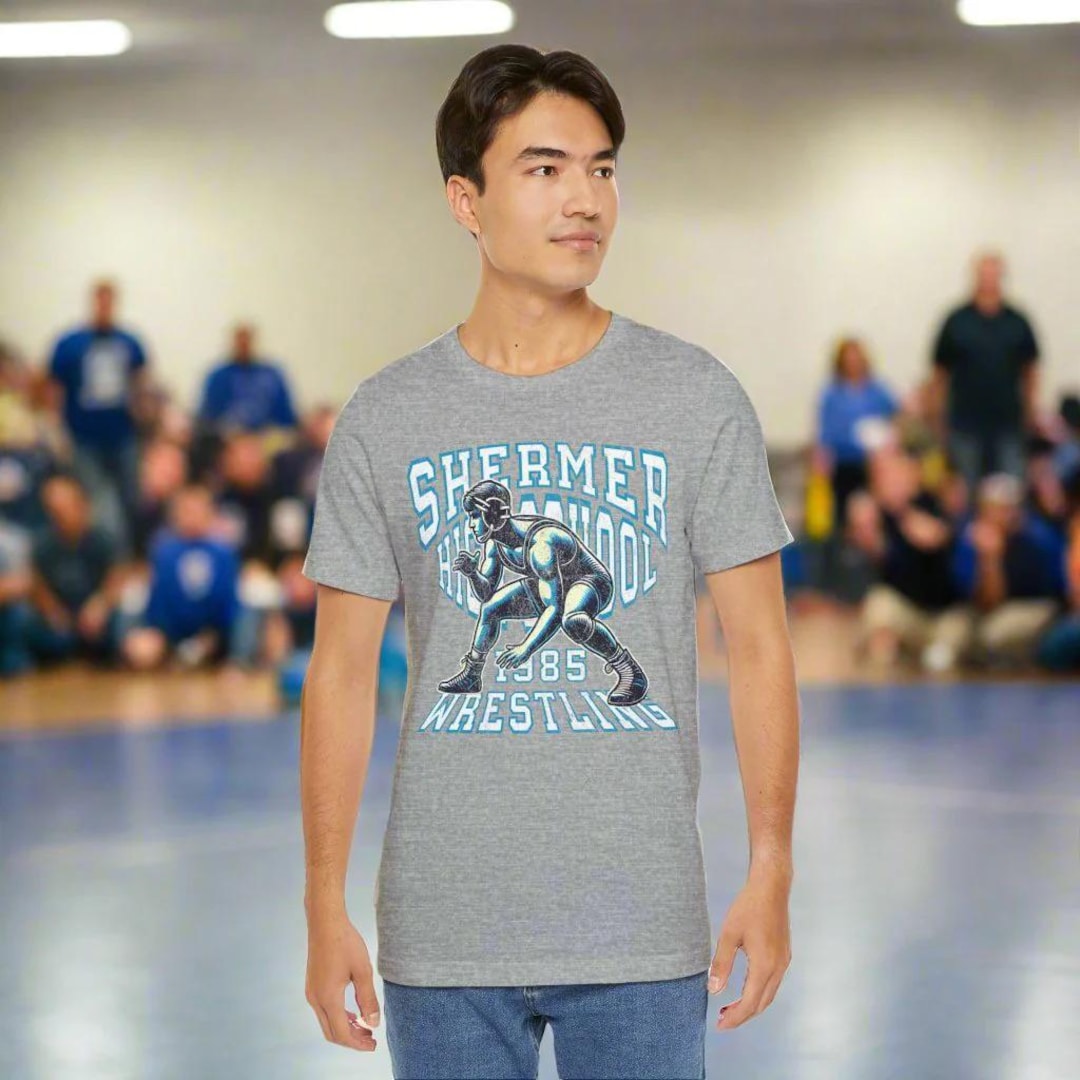 SHERMER High School Wrestling 1985 (breakfast Club) T-shirt - Etsy