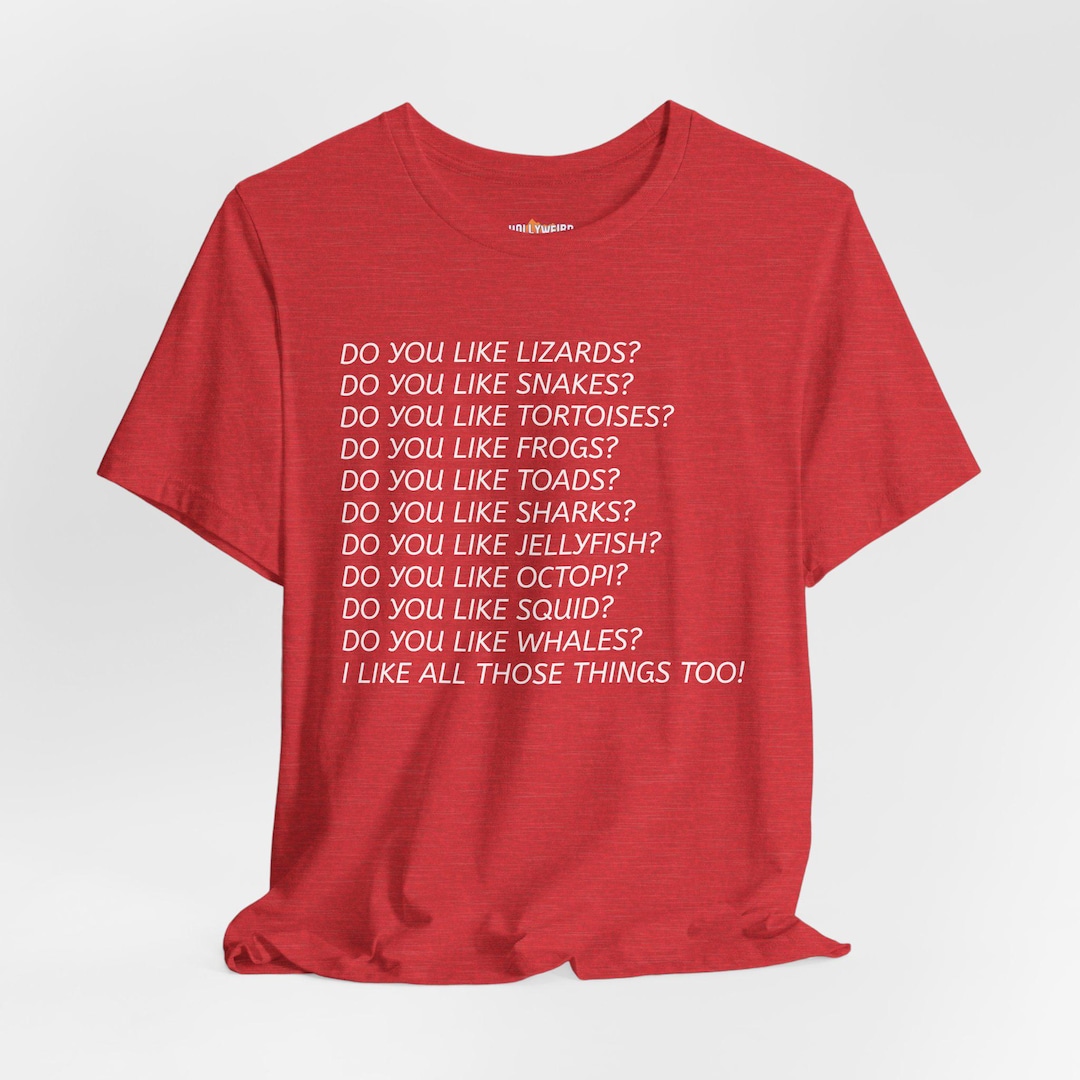 Love on the Spectrum T-shirt: Tanner Lizard Fan Tee - Etsy