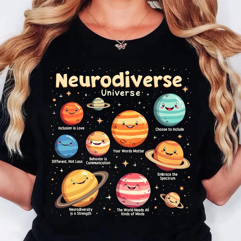 Neurodiverse Universe Png Bundle, Special Education Teacher Png, Autism ...