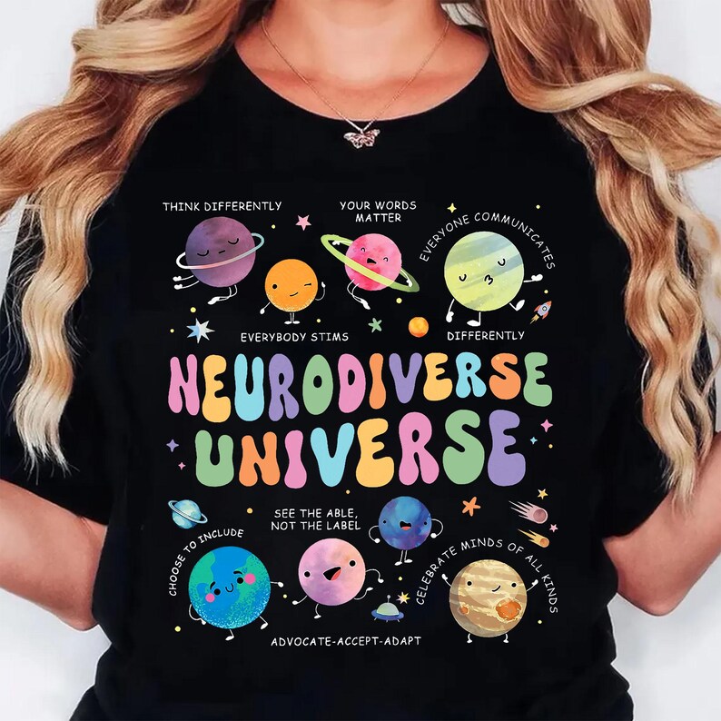 Neurodiverse Universe Png Bundle, Special Education Teacher Png, Autism ...