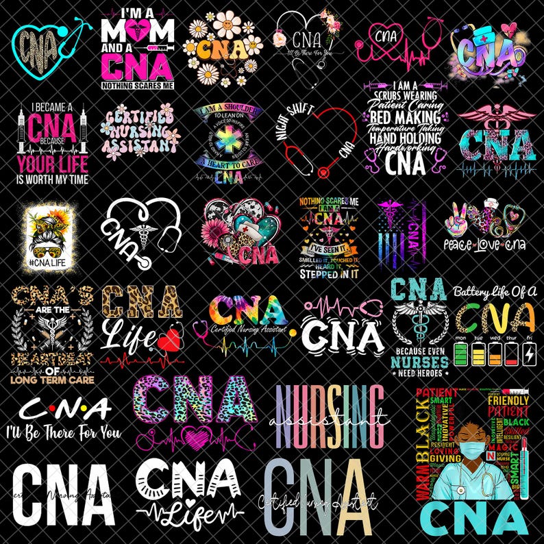 Cna Png Bundle, Nurse Png, Nursing Svg, Nurse Life Svg, Medical Png ...