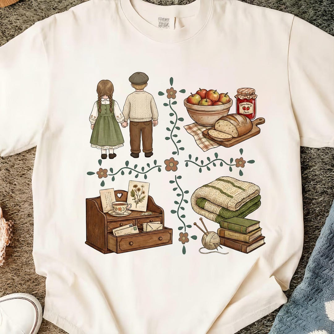 Cottagecore Homestead Life Digital Download PNG Cozy Vintage Family ...