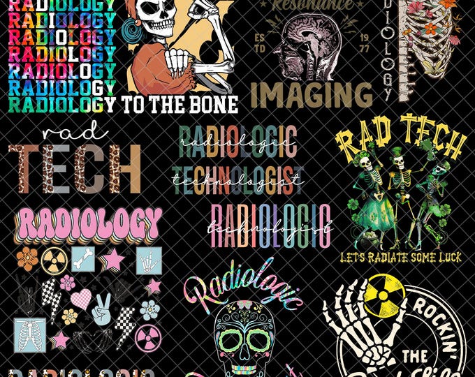 Rad Tech Png Bundle, Radiologic Technologist Png, Radiology Png, Rad ...