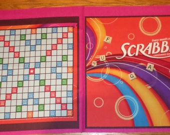 Scrabble fabric | Etsy