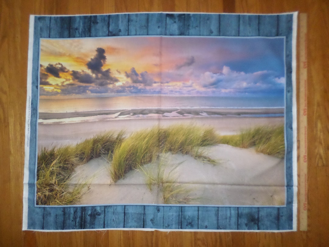 New Outer Banks Single Unfinished Cotton Fabric Panel - by the Panel ...