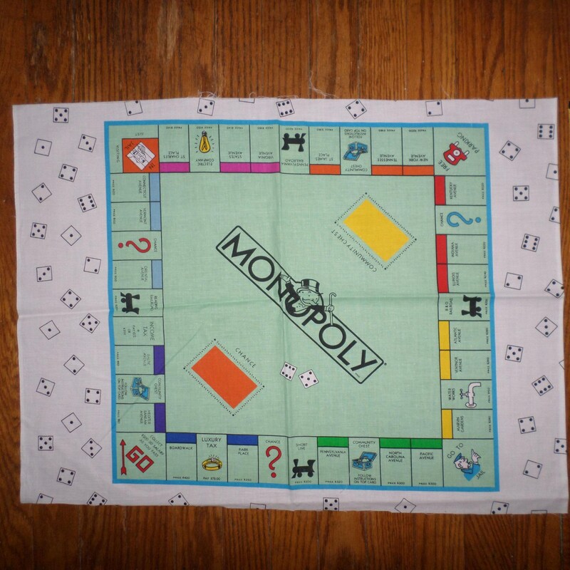 Monopoly Game Quilt - Etsy