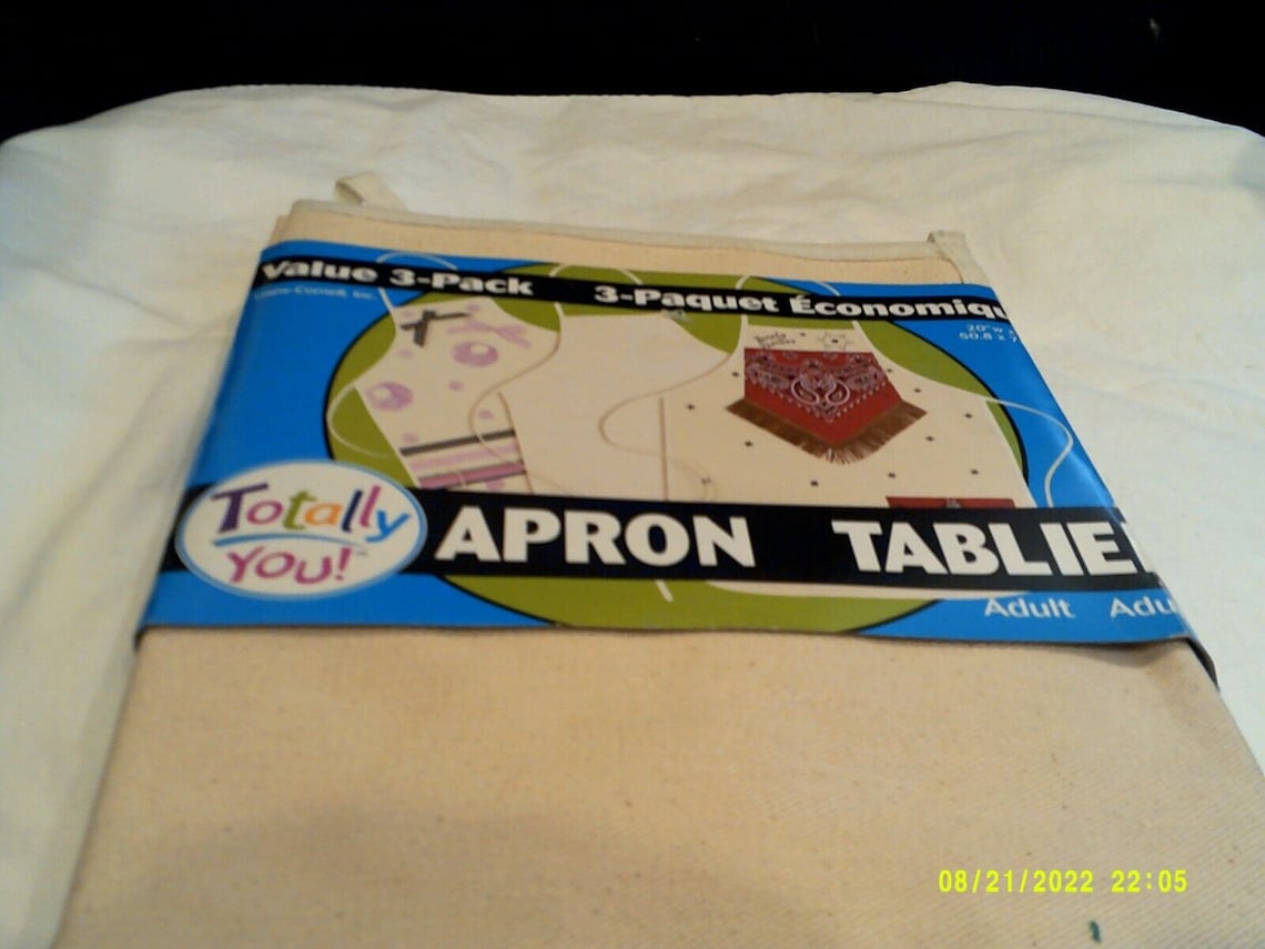 Rare Package of Apron Panels for Craft Projects-100% Cotton - Etsy