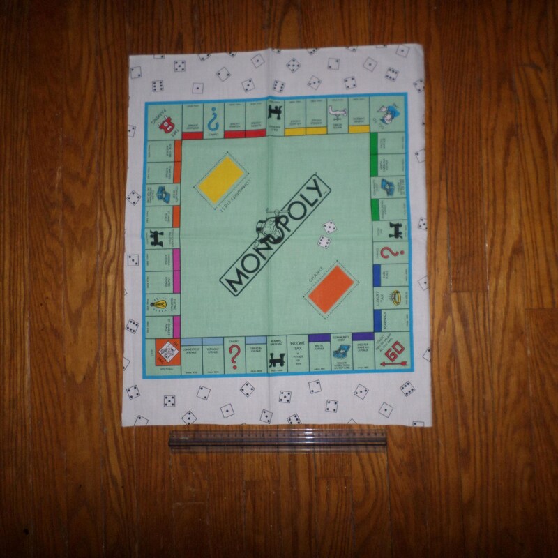 Monopoly Game Quilt - Etsy