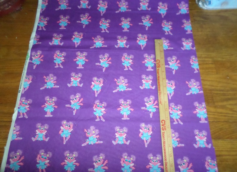 New Sesame Street Abby Cadabby Licensed Purchased Cotton Etsy
