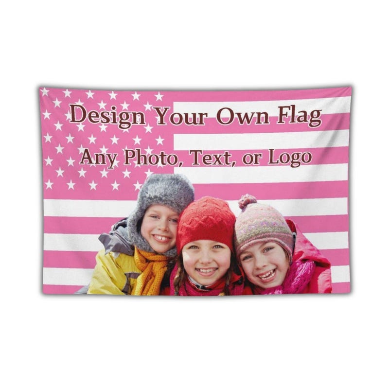 Custom Pink America Flag - Etsy