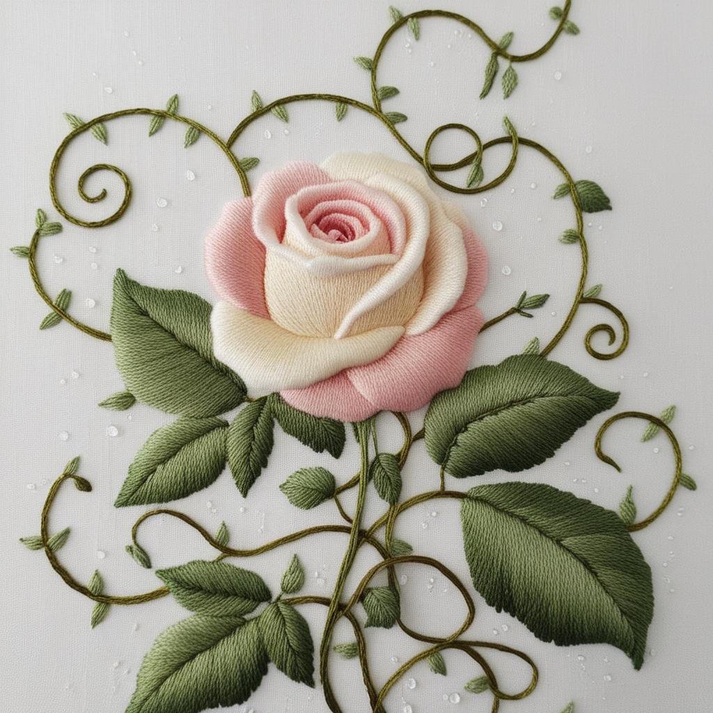24 Rose Embroidery Patterns, Custom Design, DIY Project, PNG Files ...