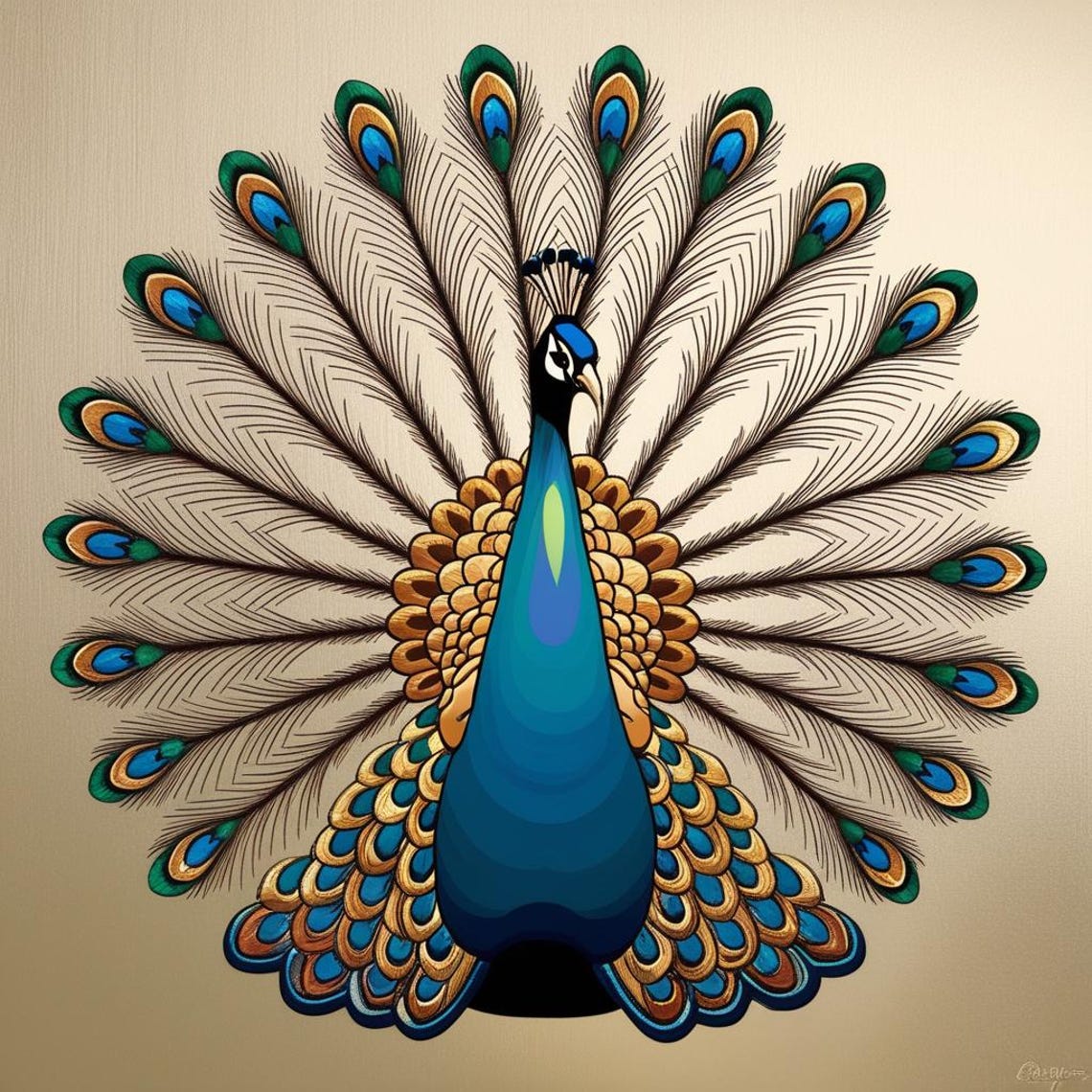 24 Peacocks, Embroidery, DIY Project, PNG File, Digital, Custom Apparel ...