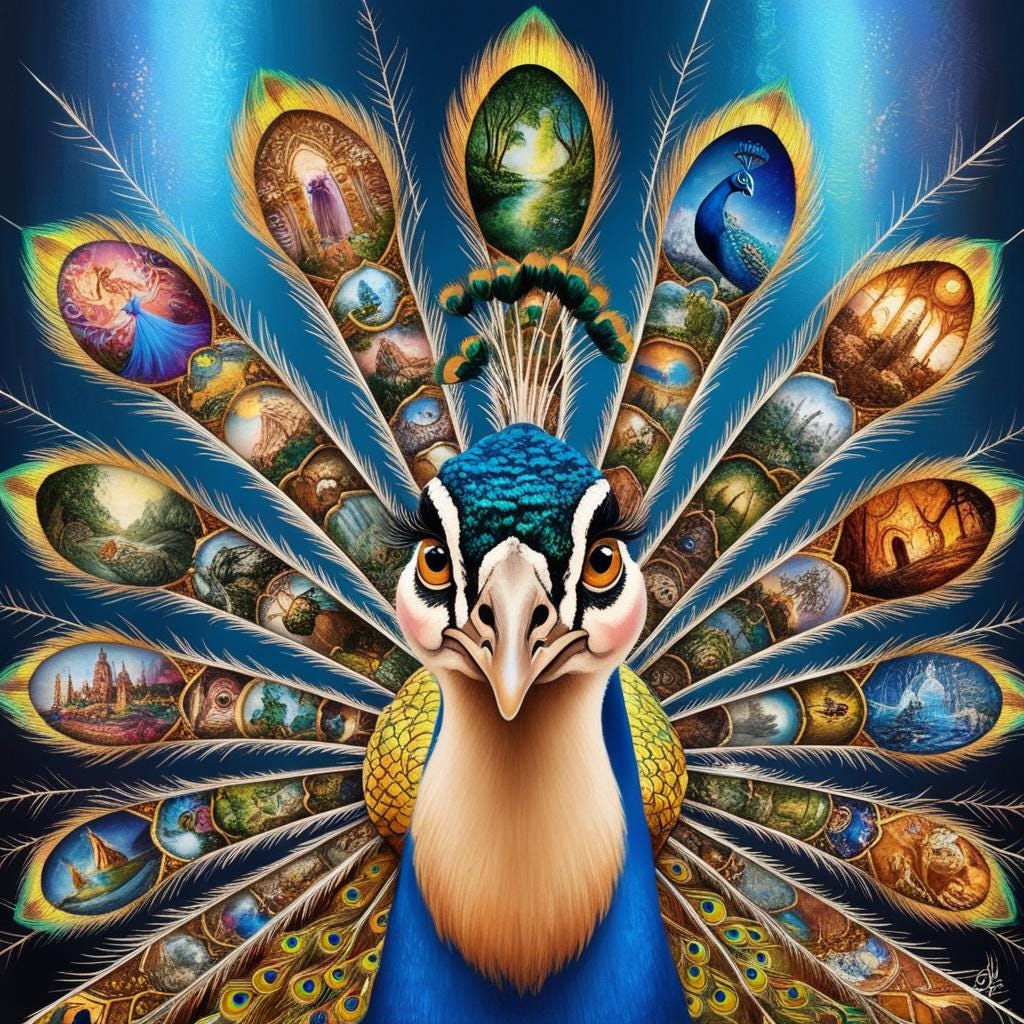 40 Vibrant Peacocks, Embroidery, DIY Project, PNG File, Digital, Custom ...