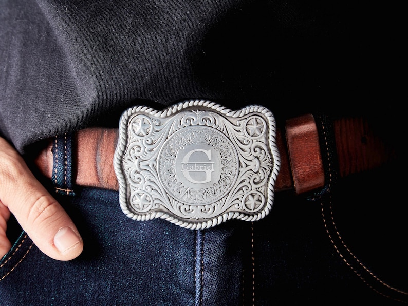 Personalized Belt Buckles for Man,western Fashion Custom Monogram Belt ...