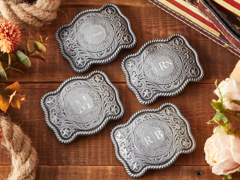 Personalized Belt Buckles for Man,western Fashion Custom Monogram Belt ...