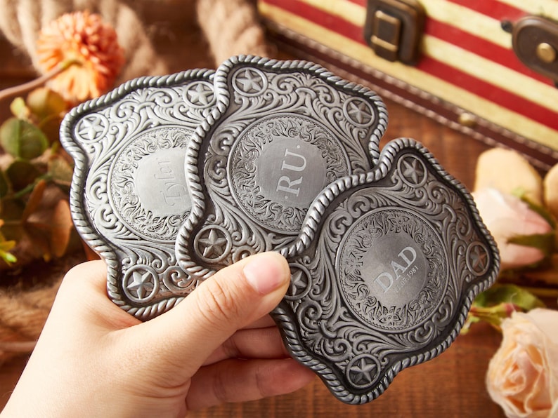 Personalized Belt Buckles for Man,western Fashion Custom Monogram Belt ...