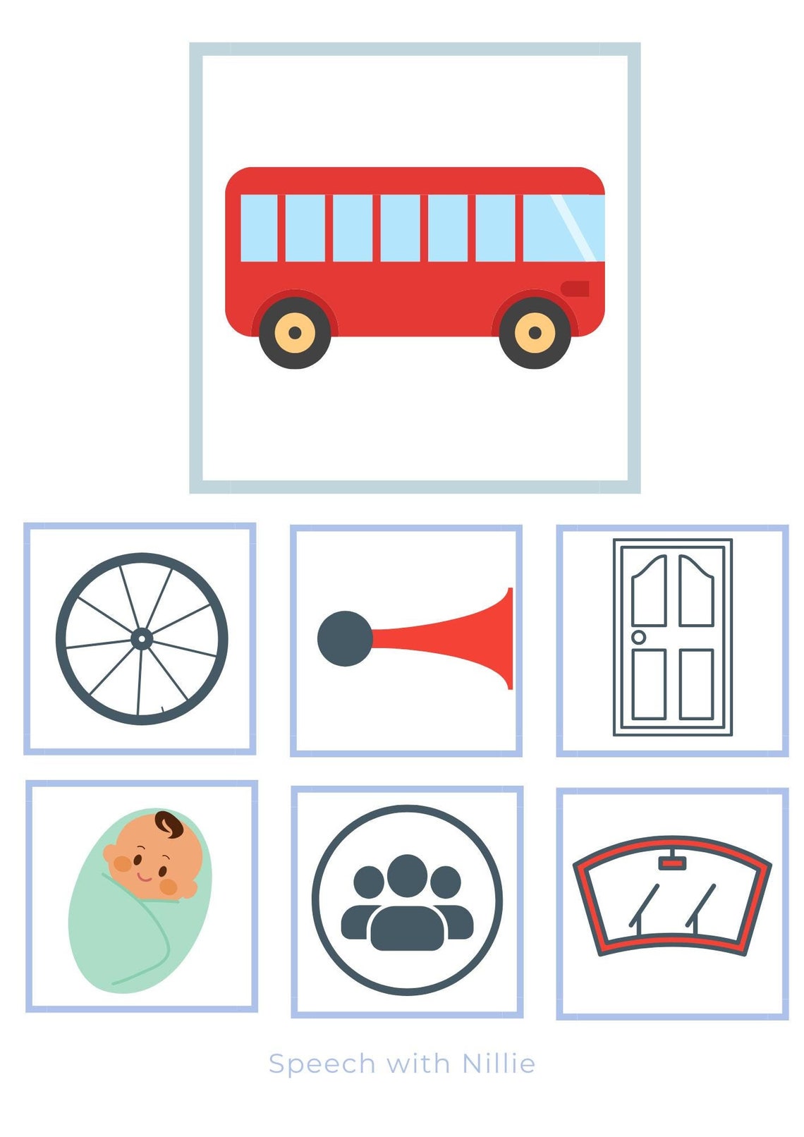 Nursery Rhyme Song Communication Boards for Kids Interactive Visual Aid ...