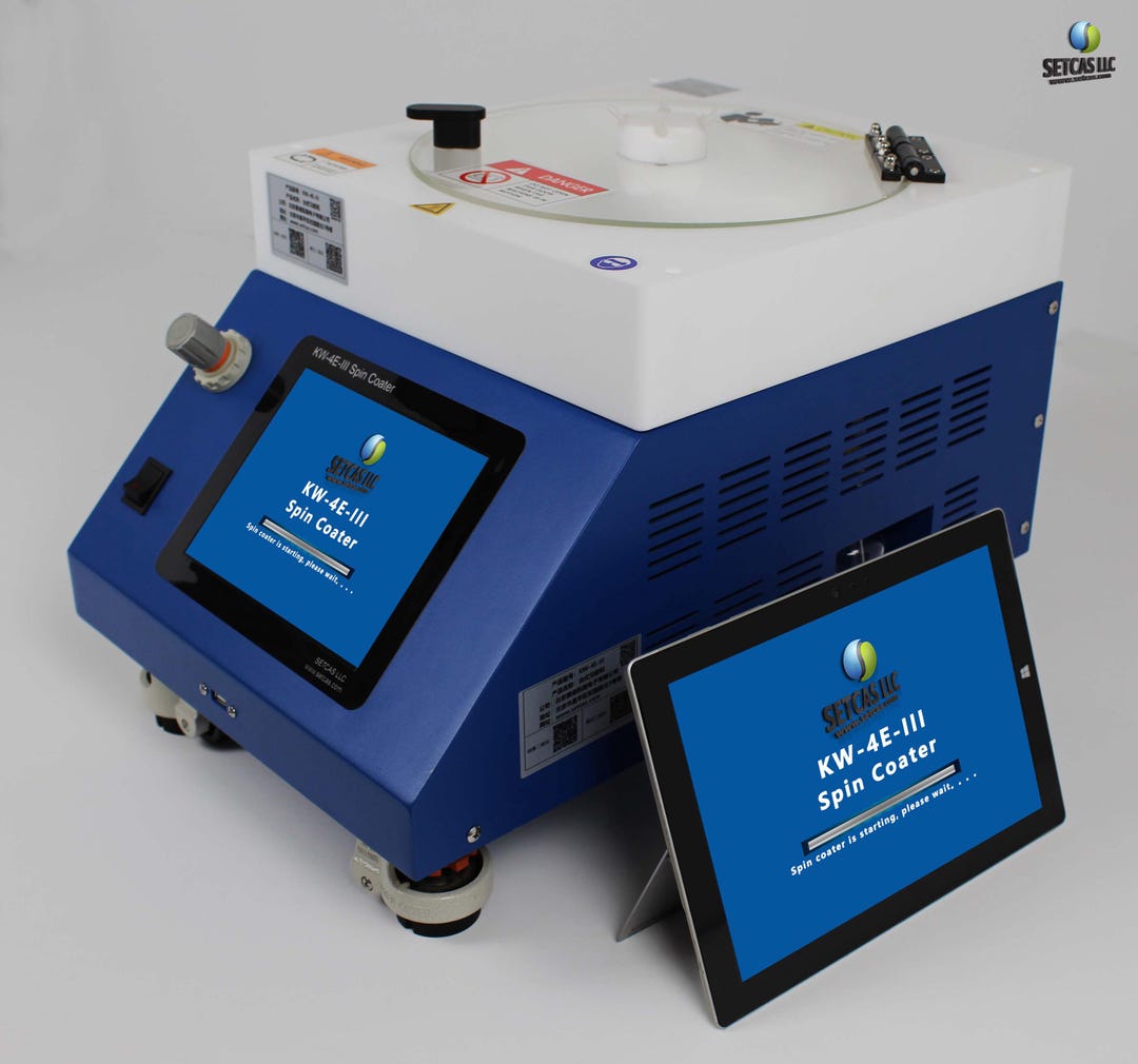 Laboratory Spin Coater, Spin Coat Samples of 8 Inches, With Heating ...