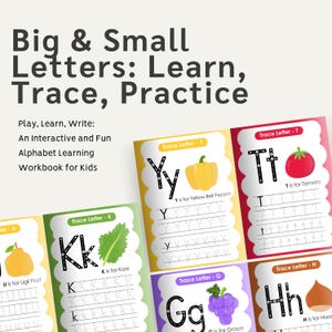 Alphabet Book - Learning Book for Preschool Kids – ABC Activities for ...