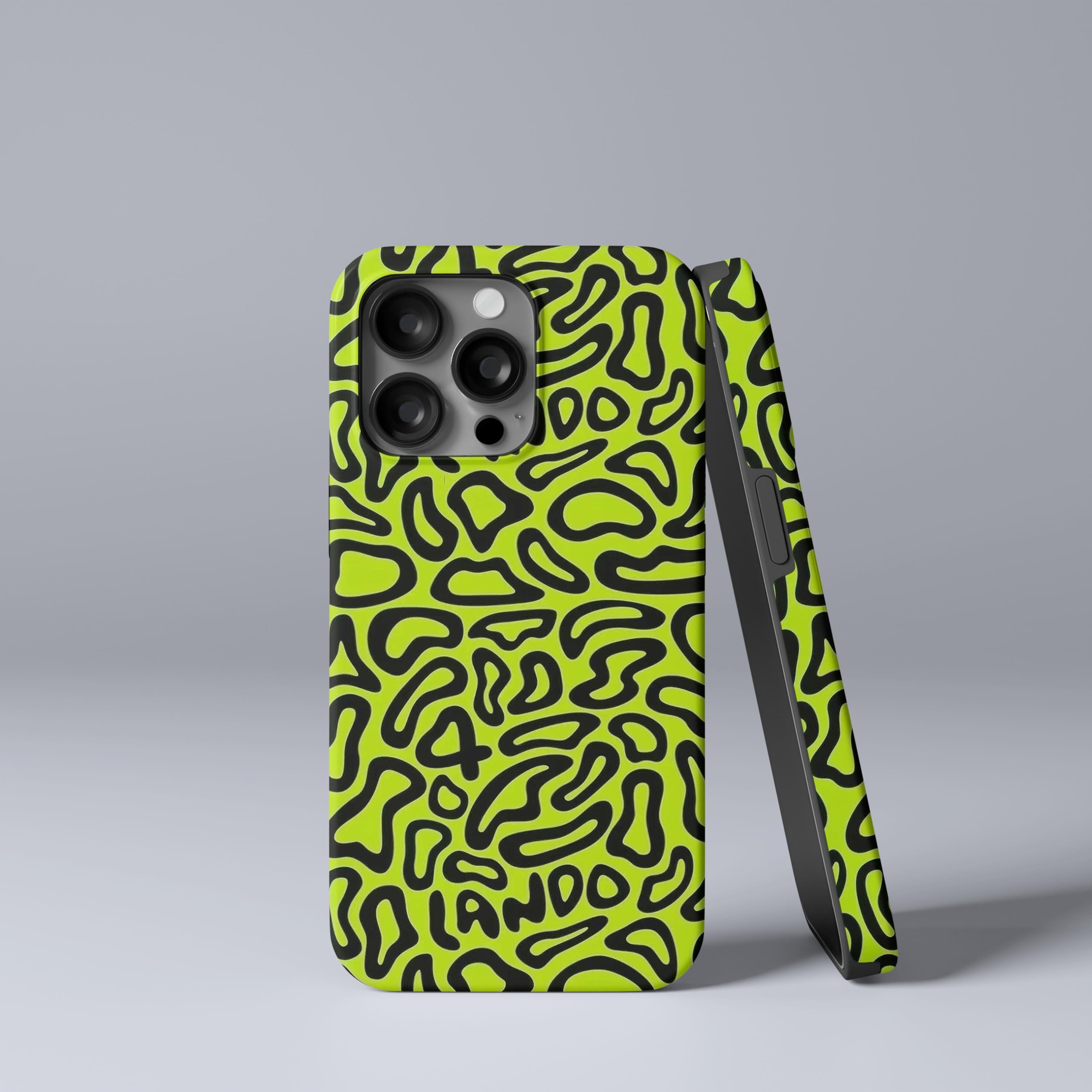 Lando Norris 2025 New Pattern Black and Yellow Phone Case: iPhone ...