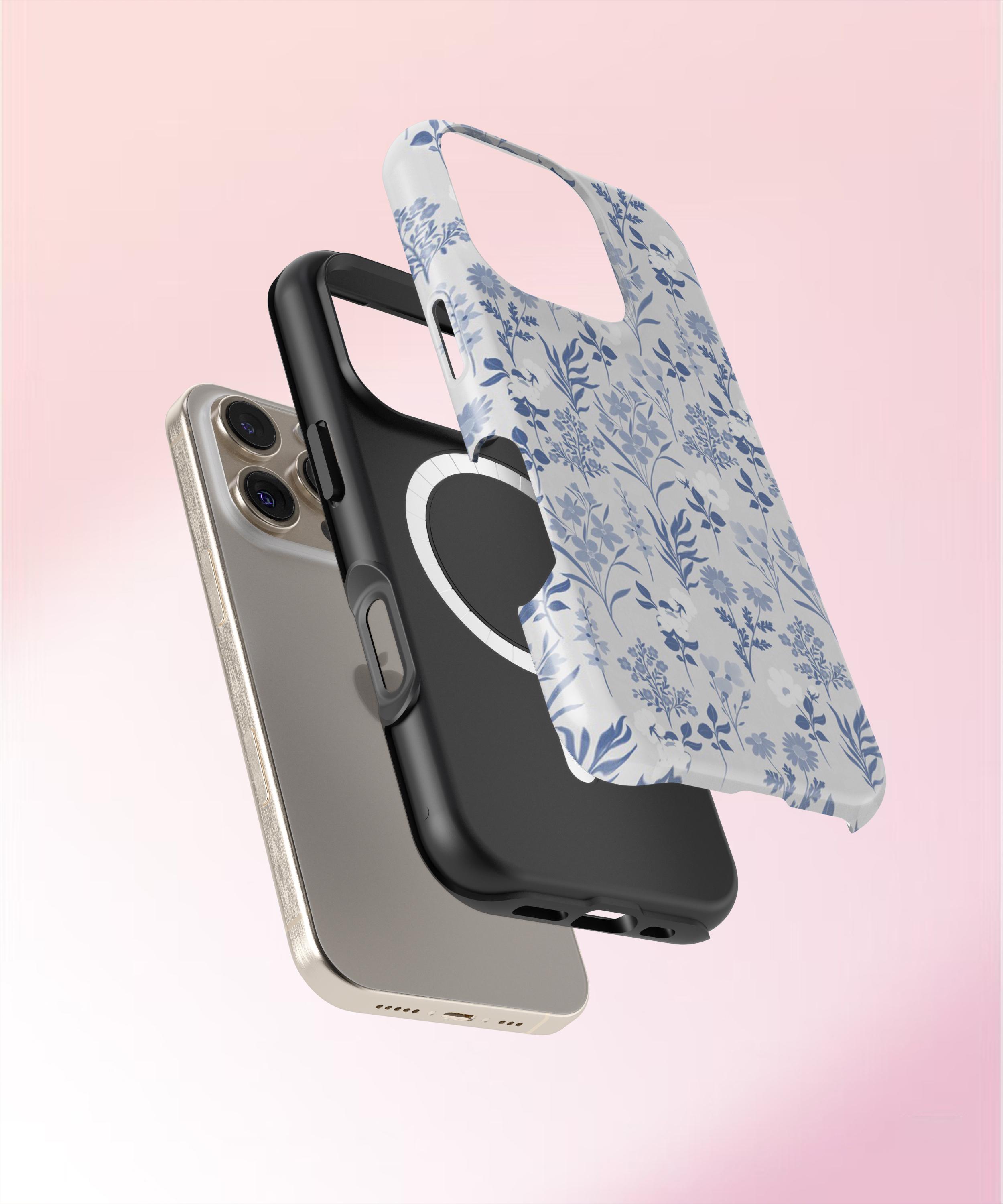 Blue Floral Botanical Painting Tough Phone Case: iPhone & Samsung ...