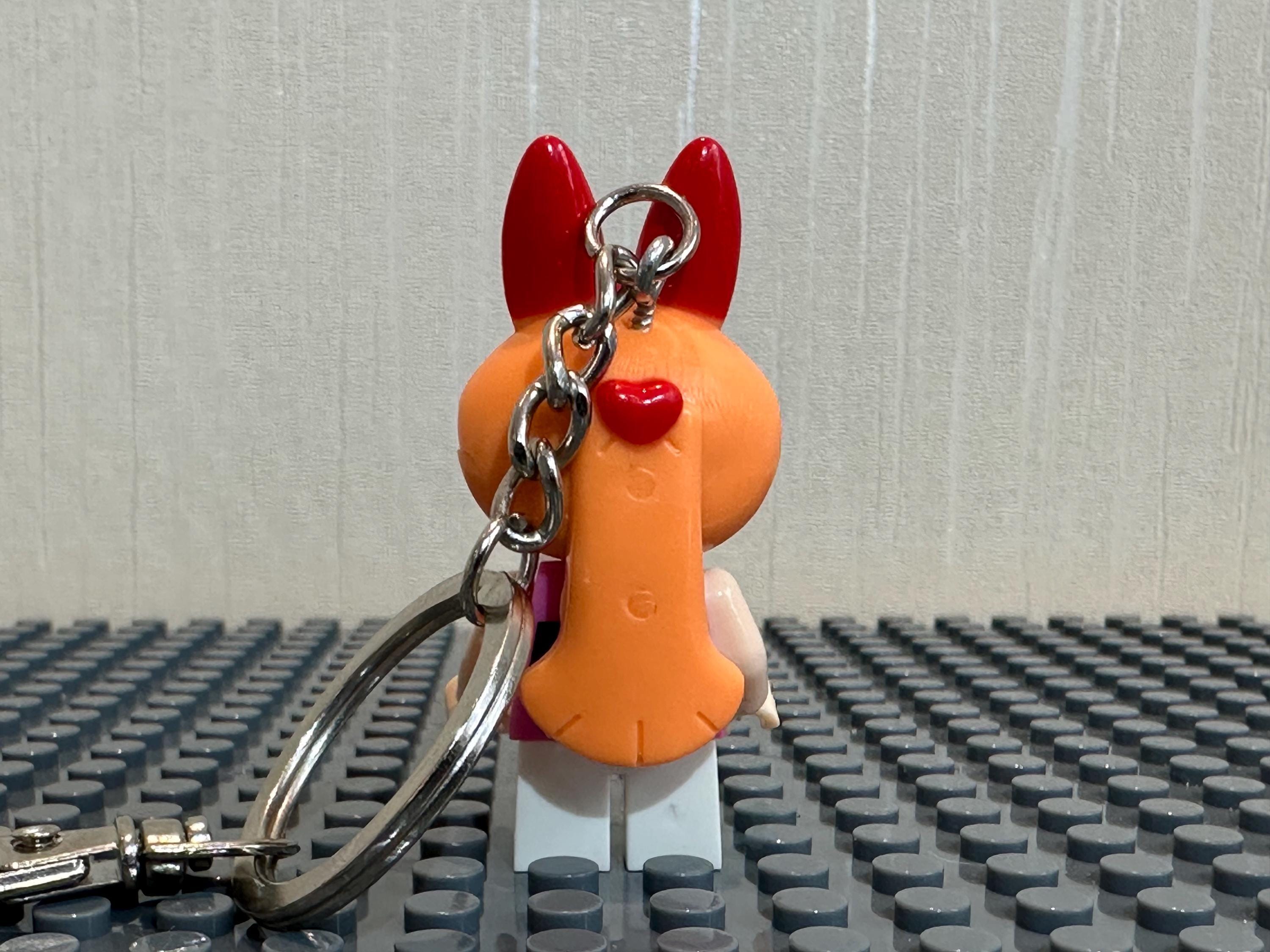 BUY 2 GET 1 FREE Power Puff Girls Blossom Minifigure Keychain Keyring ...