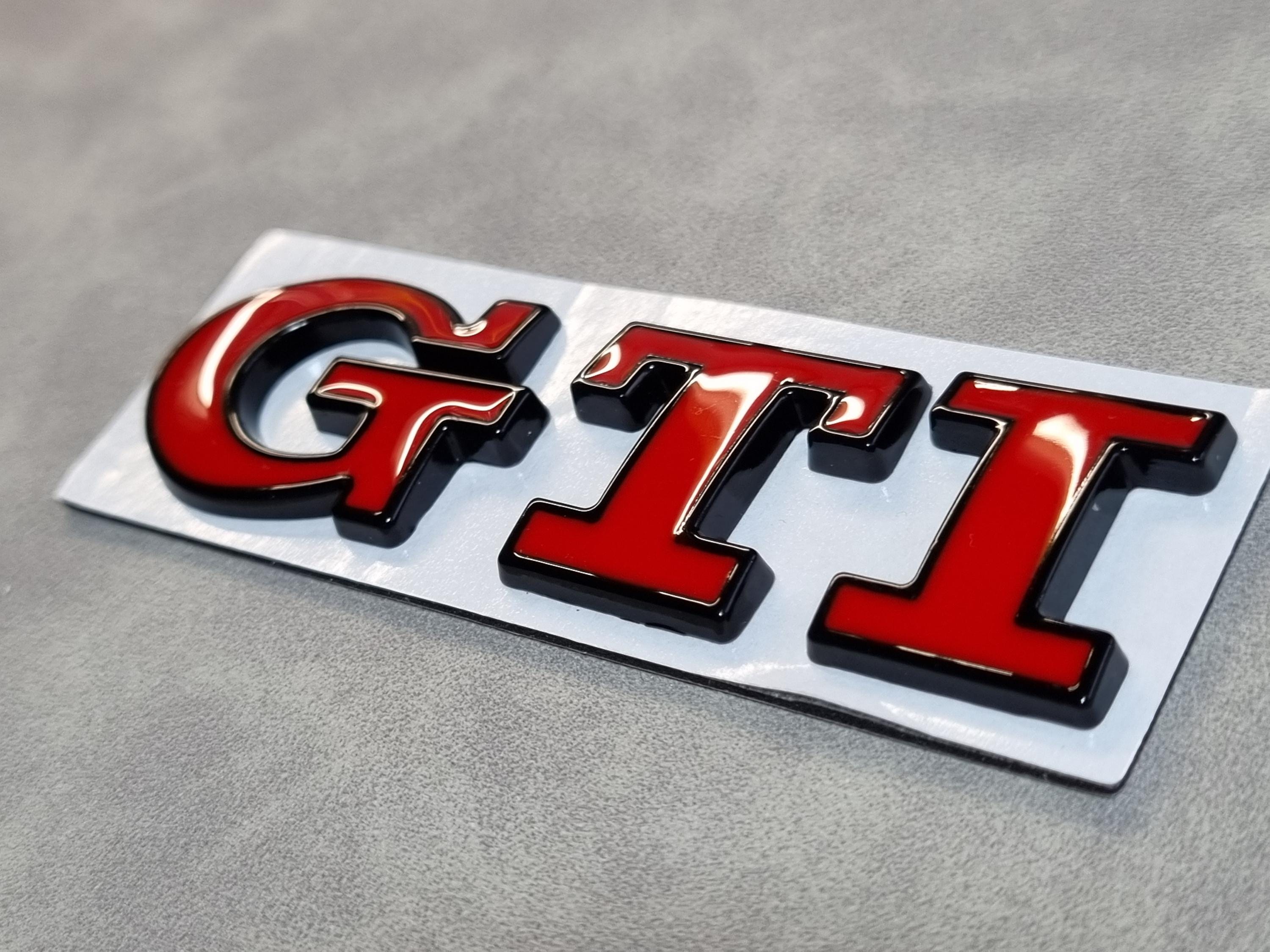 Gti Emblem Sticker Rear Trunk Logo Badge Mk7 Mk6 Mk8 Car Accessories - Etsy