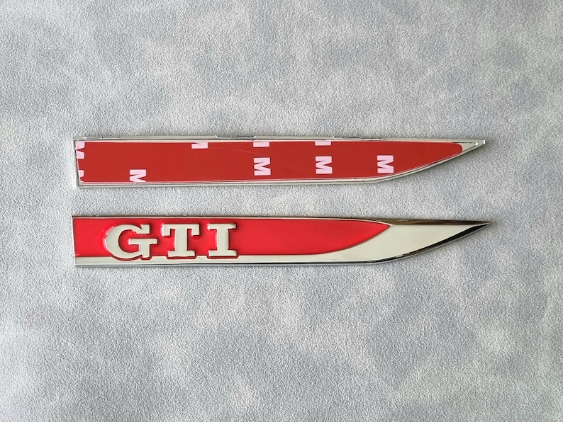 Gti Logo Emblem Side Wing Fender Badge Sticker Mk7 Mk8 Mk6 Car ...