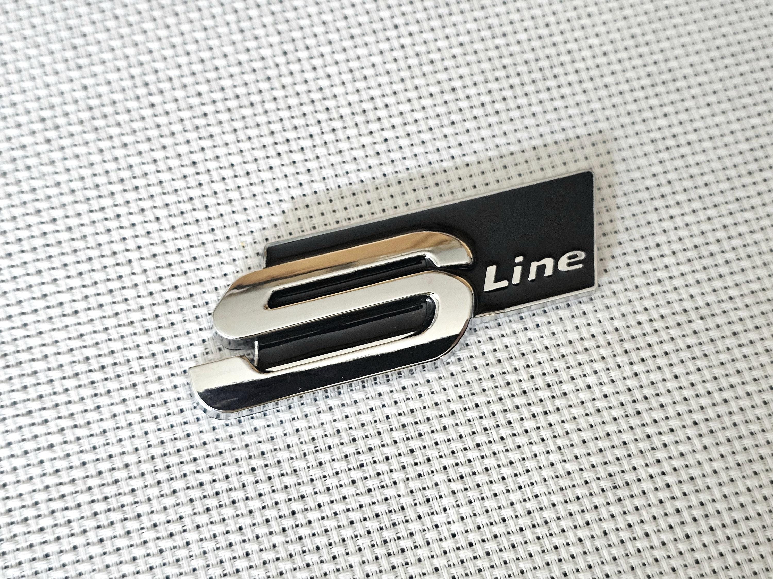 S Line Emblem Logo Rear Trunk Badge Sticker Car Accessories - Etsy