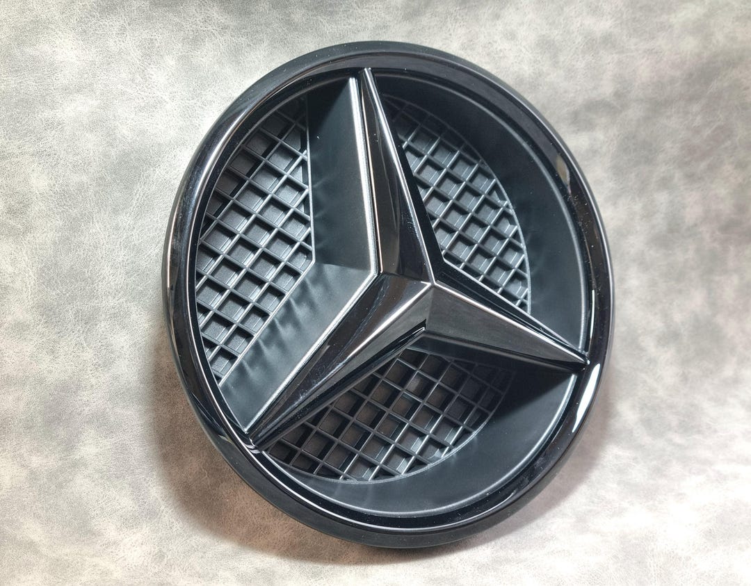 W205 Front Grill Badge Star With Base 18.5cm C Class 2014-2018 C63 ...