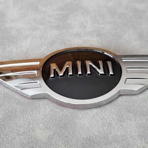 Mini Cooper Logo Emblem Bonnet Hood Badge Sticker Jcw Mini One R50 R52 ...