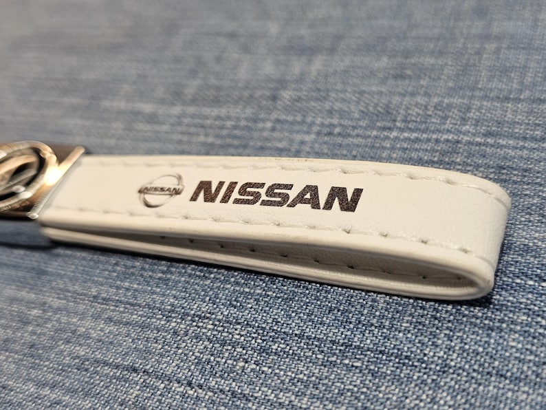 Nissan Keychain Leather Lanyard Keyring Logo Car Accessories Gift for ...