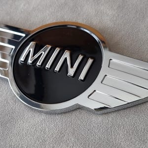 Mini Cooper Logo Emblem Bonnet Hood Badge Sticker Jcw Mini One R50 R52 ...