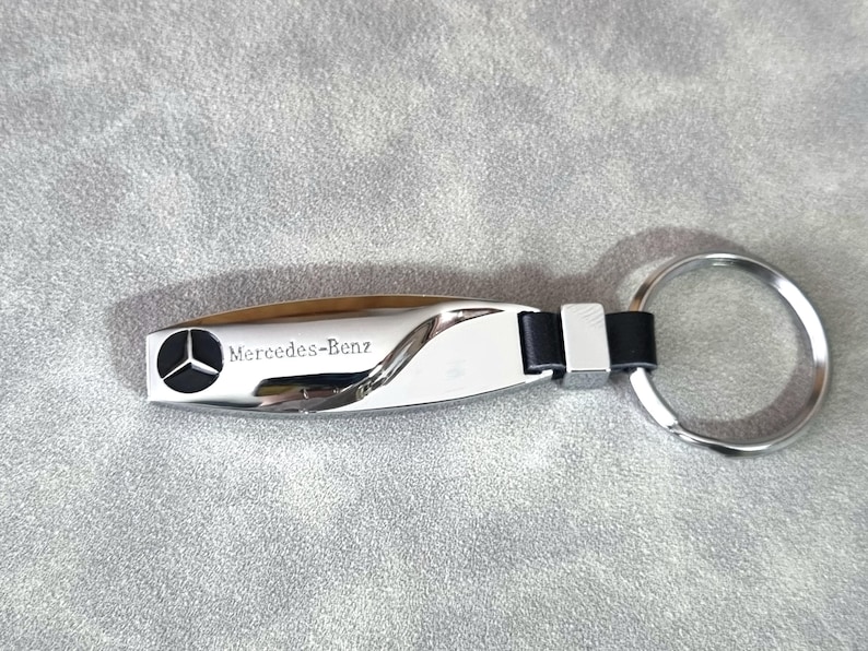 Mercedes Keychain Logo Metal Keyring Car Accessories Gift for Men Women ...