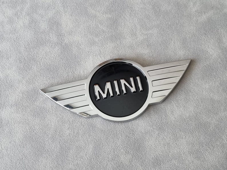 Mini Cooper Logo Emblem Bonnet Hood Badge Sticker Jcw Mini One R50 R52 ...