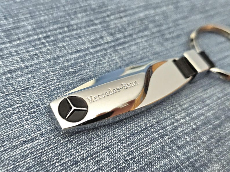 Mercedes Keychain Logo Metal Keyring Car Accessories Gift for Men Women ...