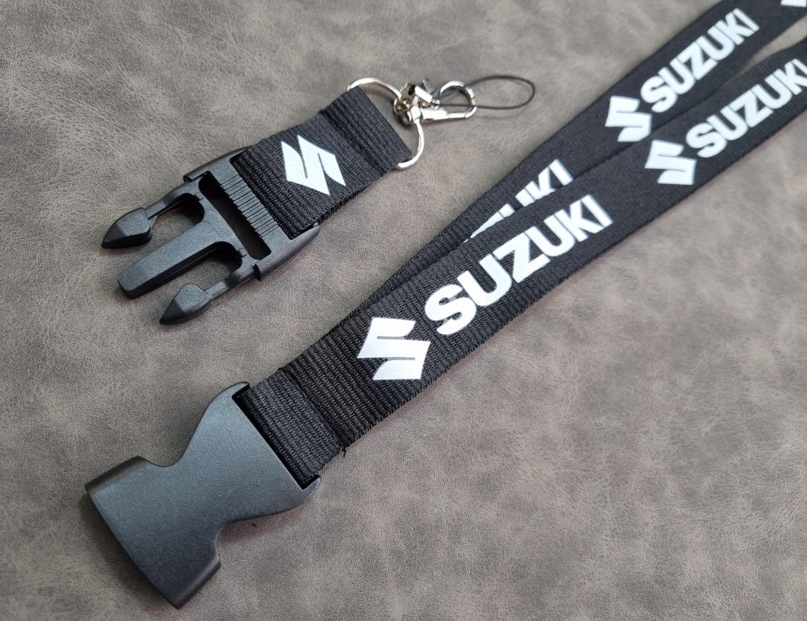 Suzuki Neck Lanyard Keychain Nylon Strap Keyring Logo Car Accessories ...