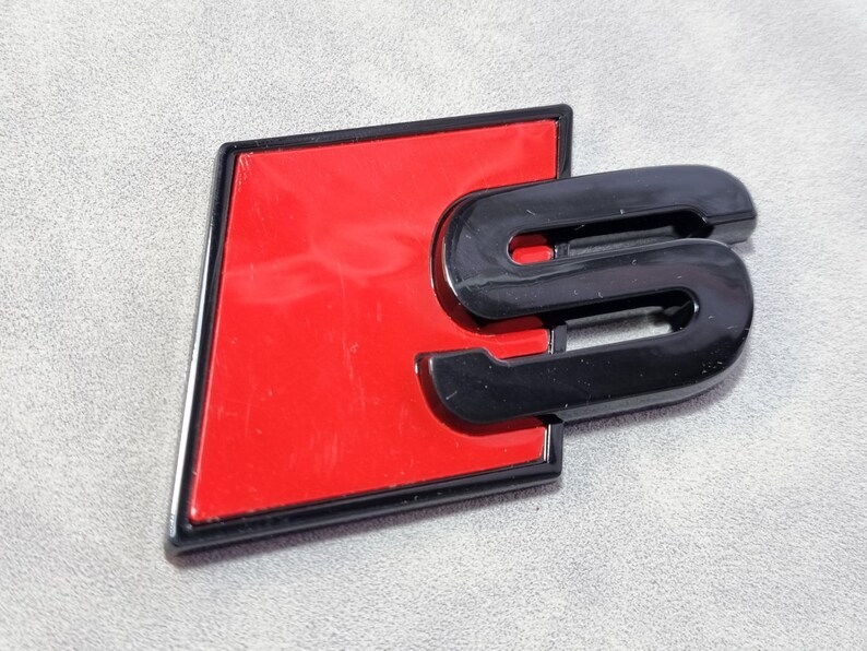 S Line Logo Emblem Black Rear Trunk Badge Sticker Car Accessories - Etsy