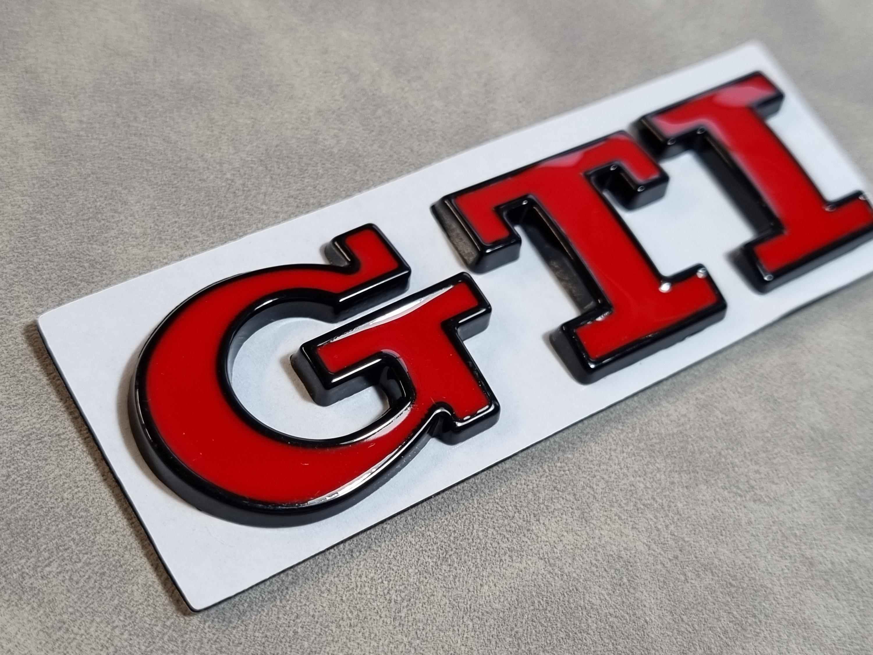 Gti Emblem Sticker Rear Trunk Logo Badge Mk7 Mk6 Mk8 Car Accessories - Etsy