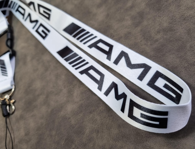 Amg Neck Lanyard Keychain Strap Logo Mercedes Car Accessories Gift for ...