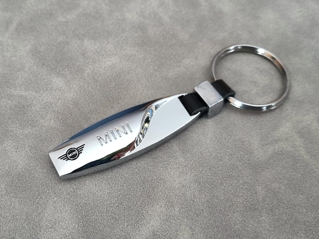 Mini Cooper Keychain Metal Logo Keyring Gift for Men Women Birthday ...