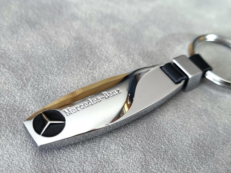 Mercedes Keychain Logo Metal Keyring Car Accessories Gift for Men Women ...