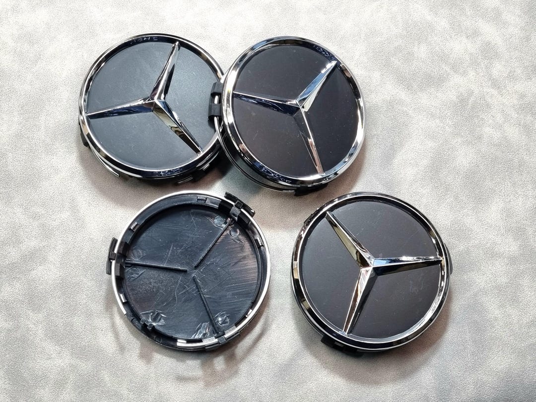 75mm Mercedes Hub Caps 4pcs Wheel Center Covers Cars Accessories - Etsy