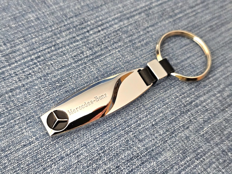 Mercedes Keychain Logo Metal Keyring Car Accessories Gift for Men Women ...