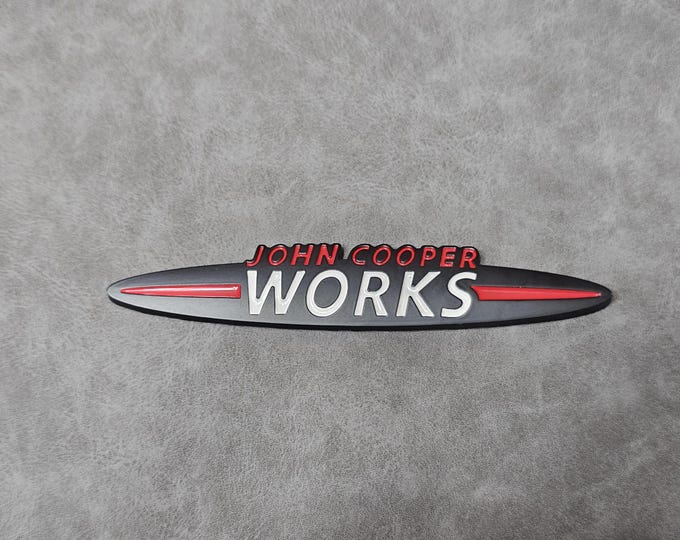 JCW John Cooper Works Badge - Etsy