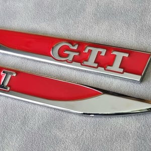 Gti Logo Emblem Side Wing Fender Badge Sticker Mk7 Mk8 Mk6 Car ...
