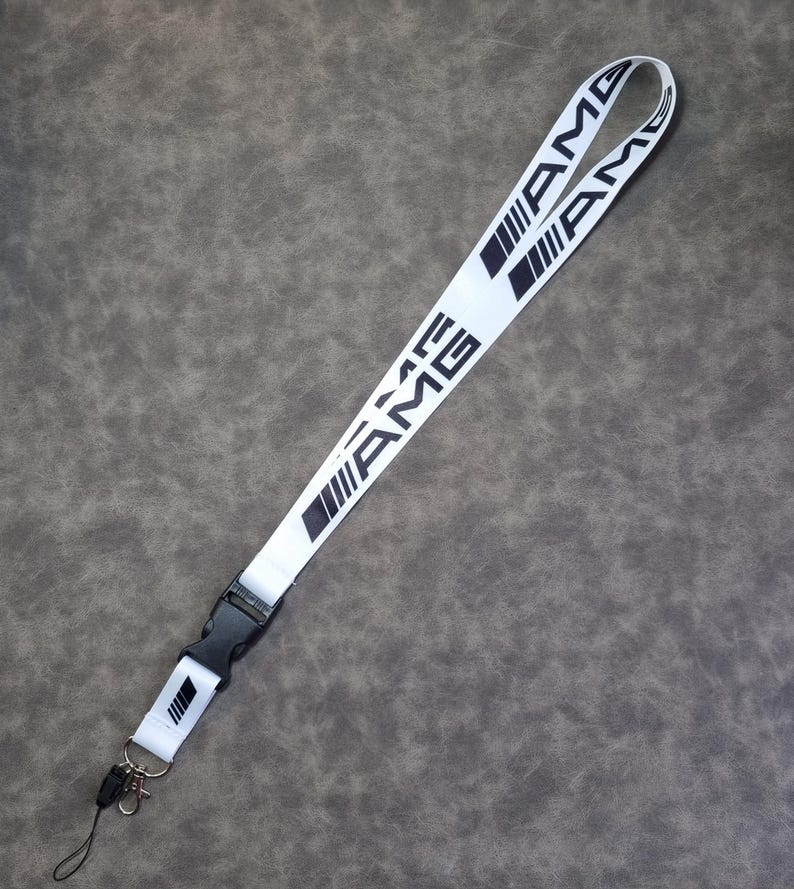 Amg Neck Lanyard Keychain Strap Logo Mercedes Car Accessories Gift for ...