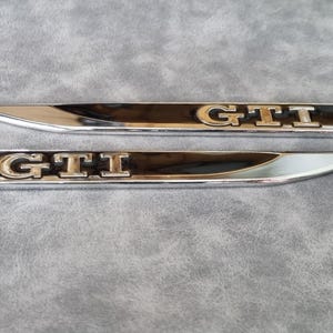 Gti Logo Emblem Black Side Wing Fender Badge Sticker Mk7 Mk8 Mk6 Car ...